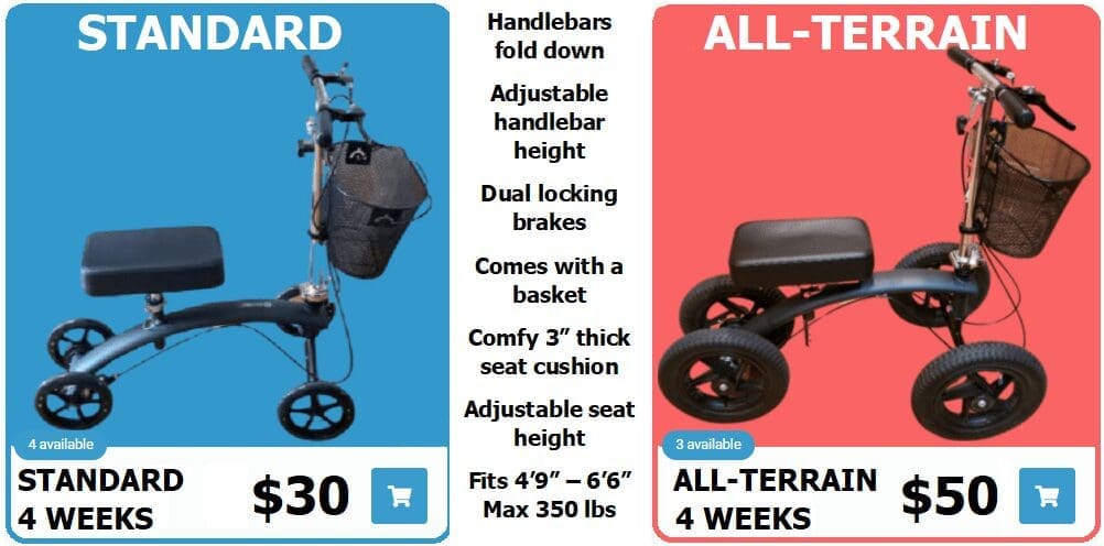 Parts Reordering | Knee Scooter USA | Knee Scooter Rentals